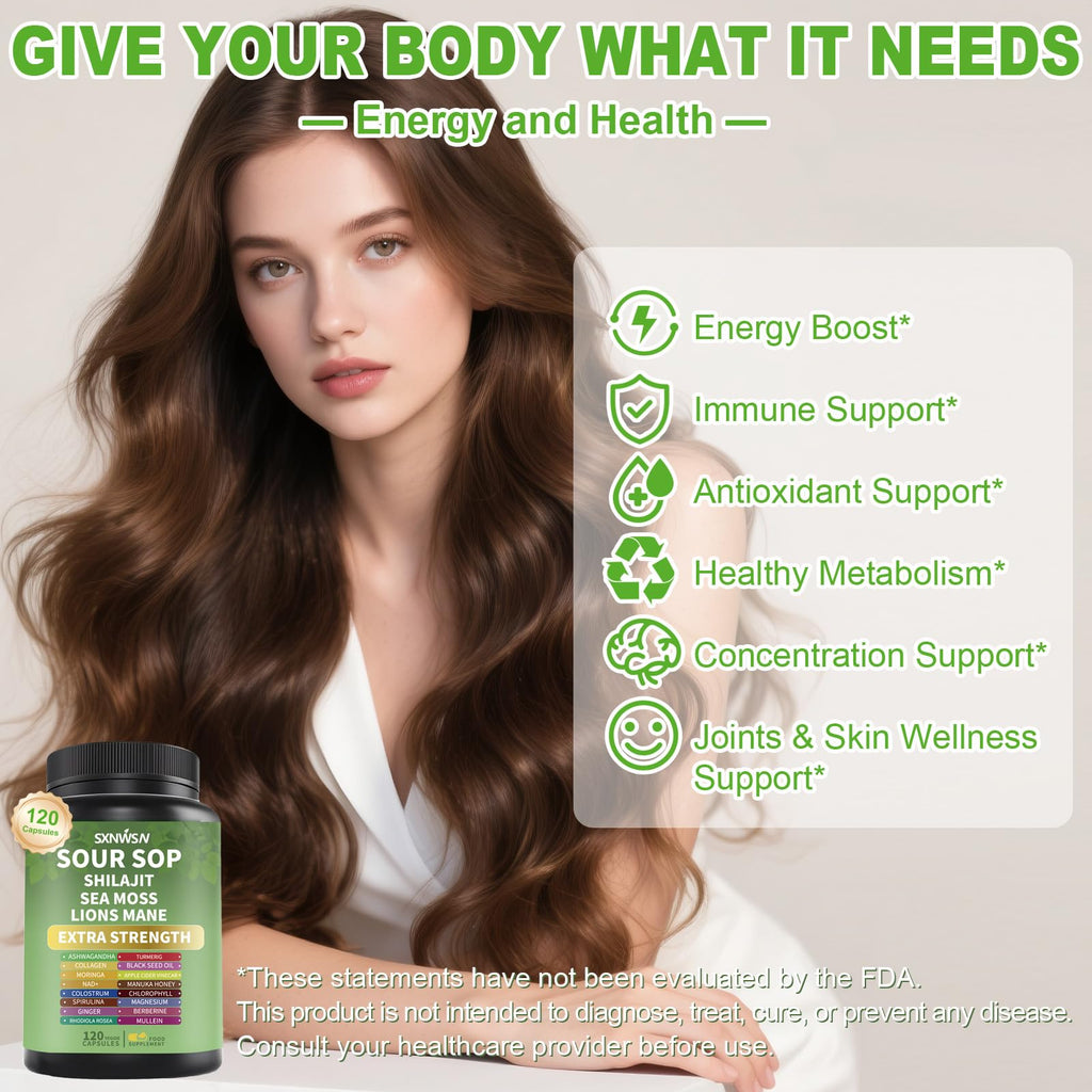 Sea Moss nutrient-rich multivitamins