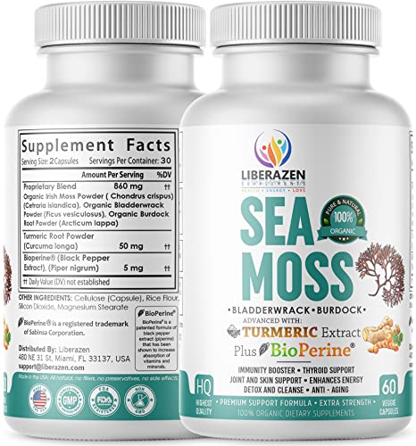 sea moss pills for skin health