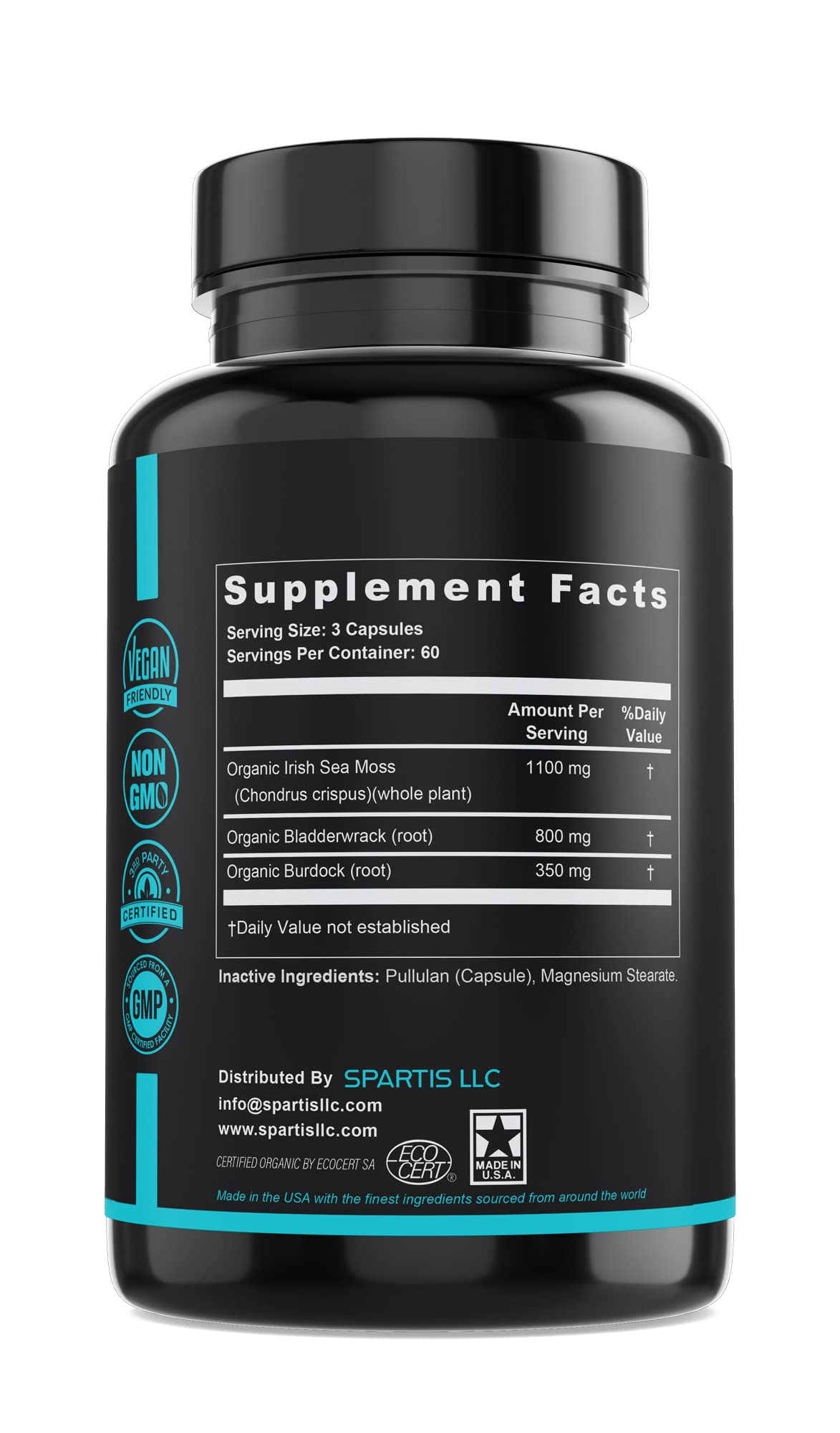 sea moss powder and capsule combo