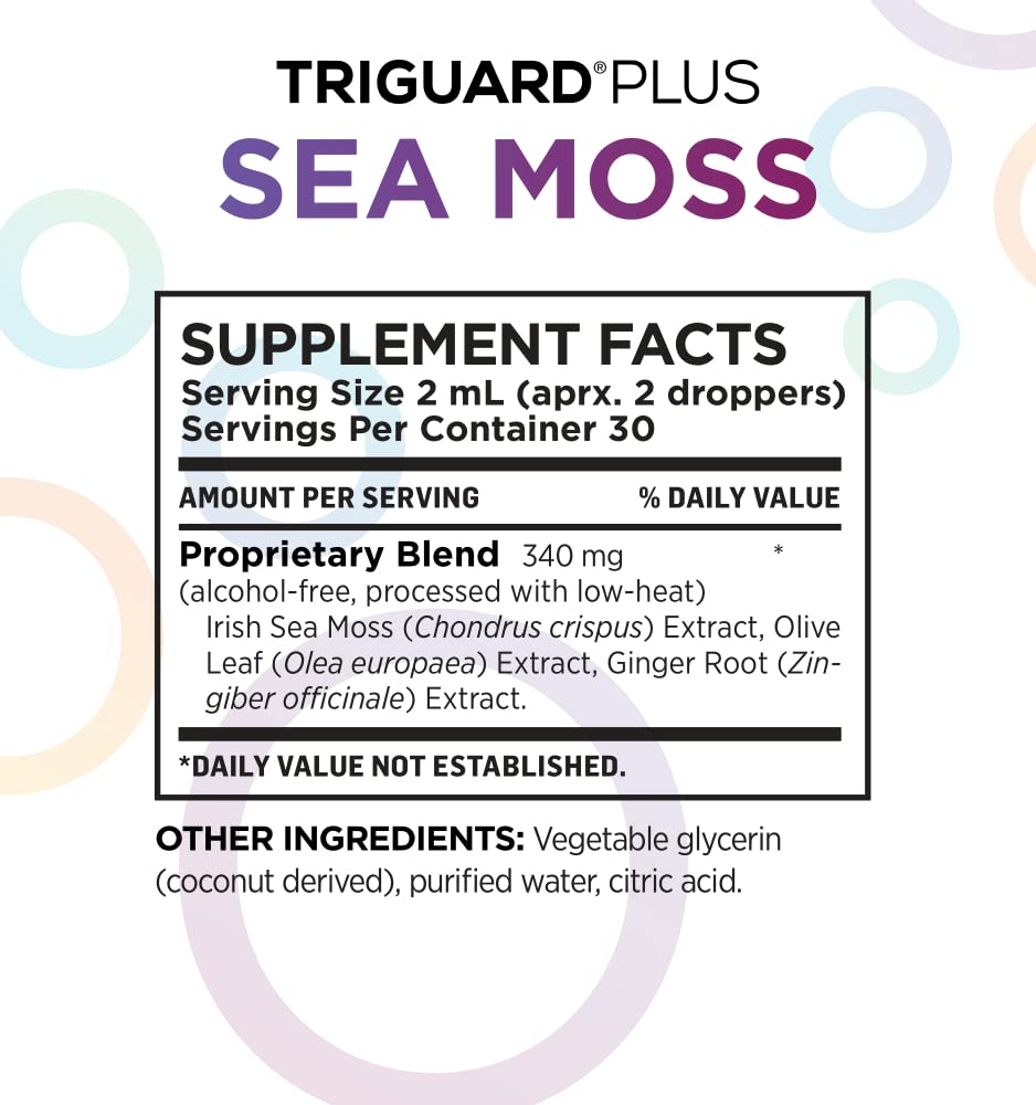 Sea moss tincture for digestive health