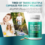 Sea moss with black seed benefits