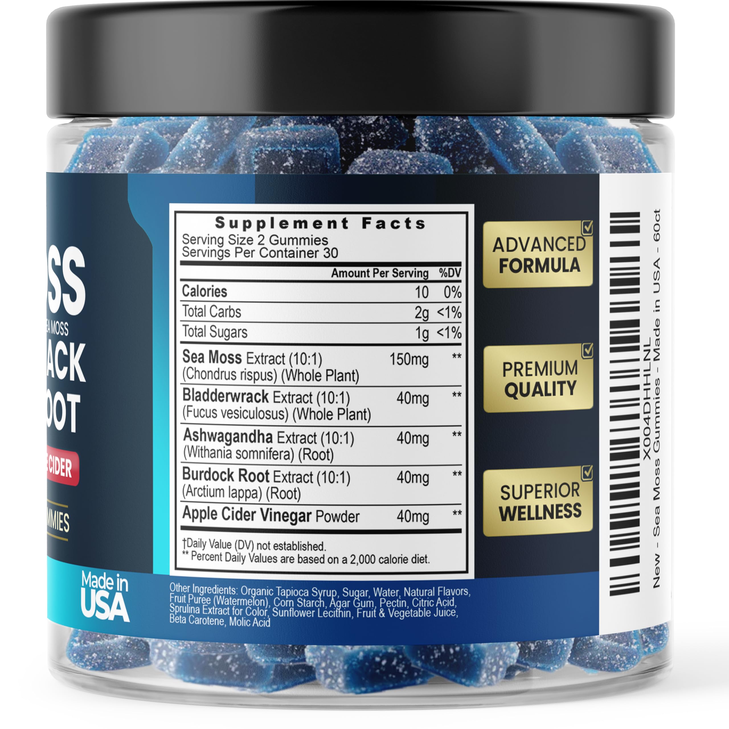Sea moss with bladderwrack extract