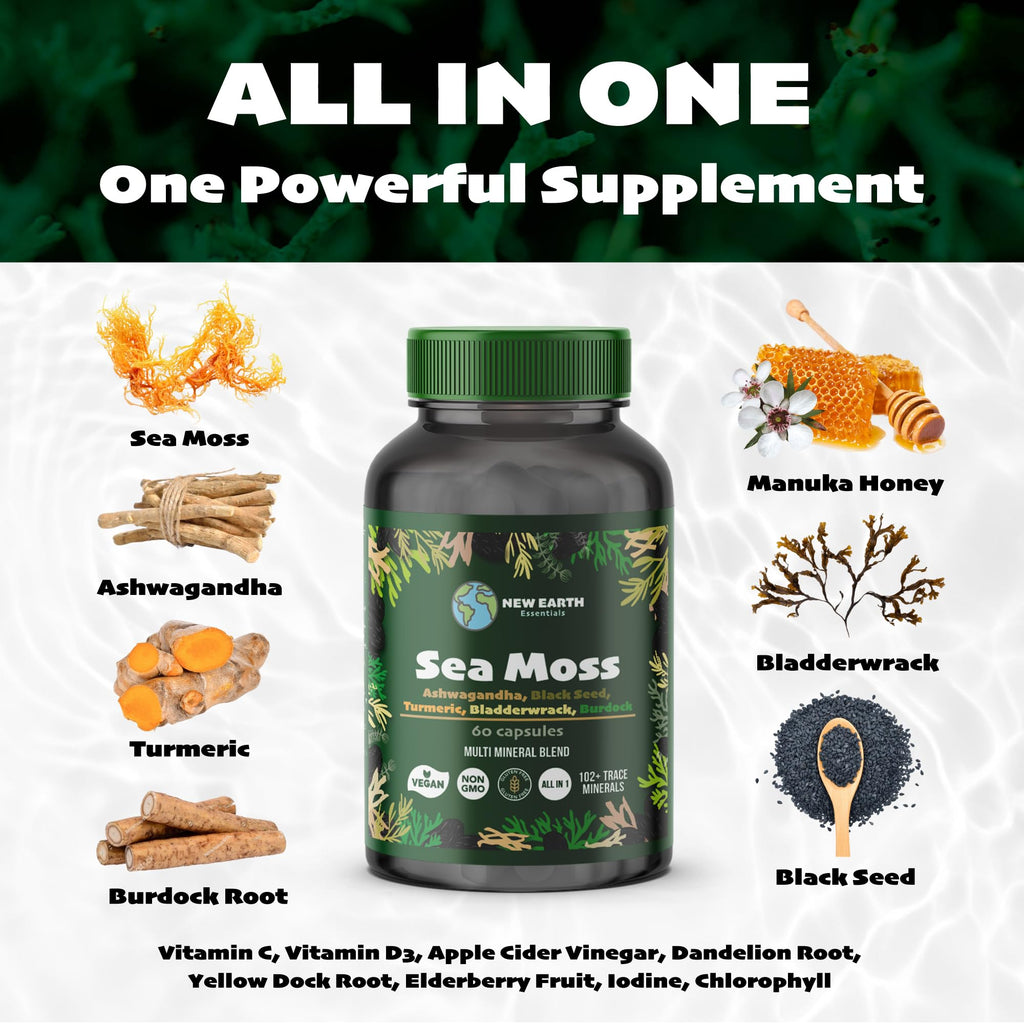Sea Moss with turmeric benefits