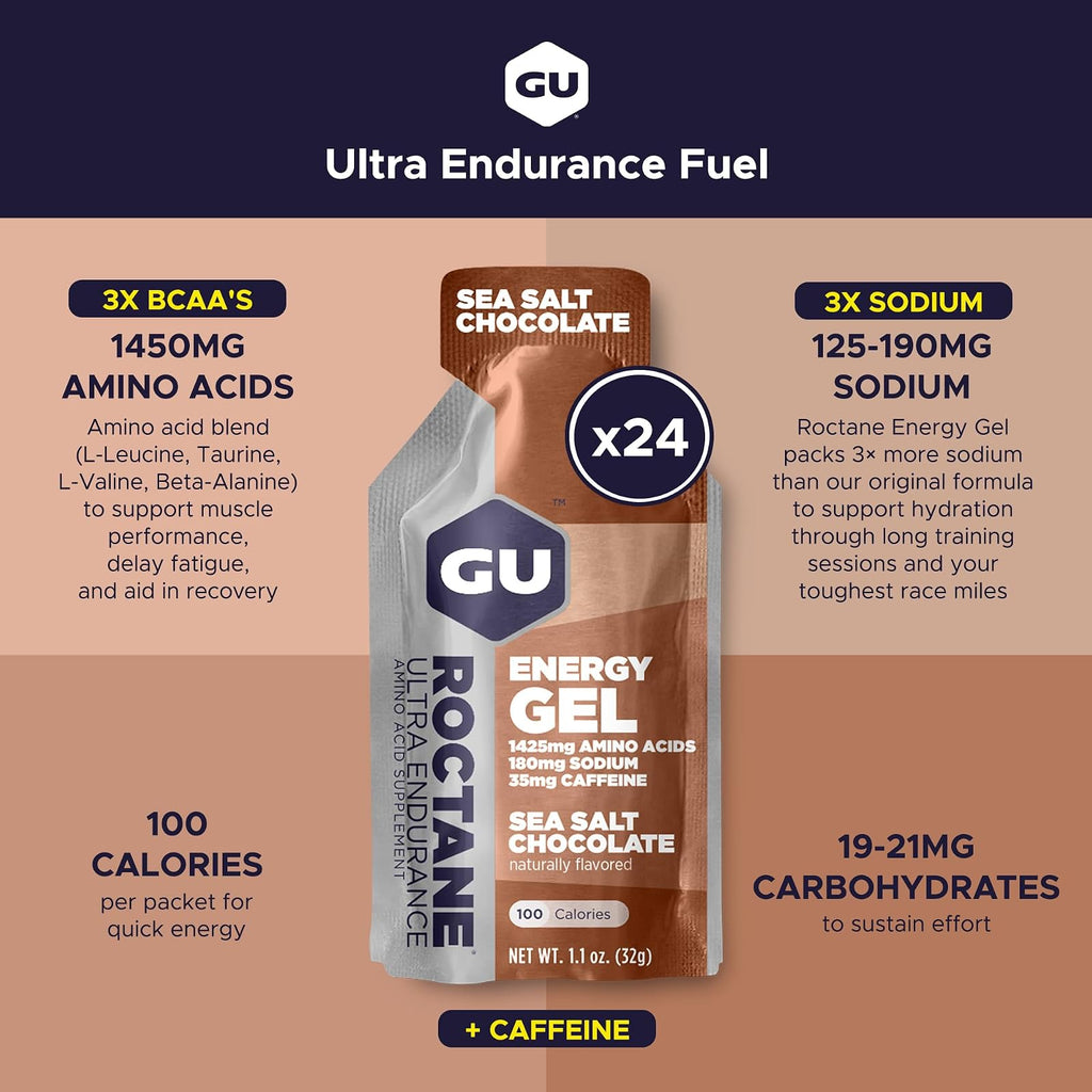 Sea salt chocolate endurance gel