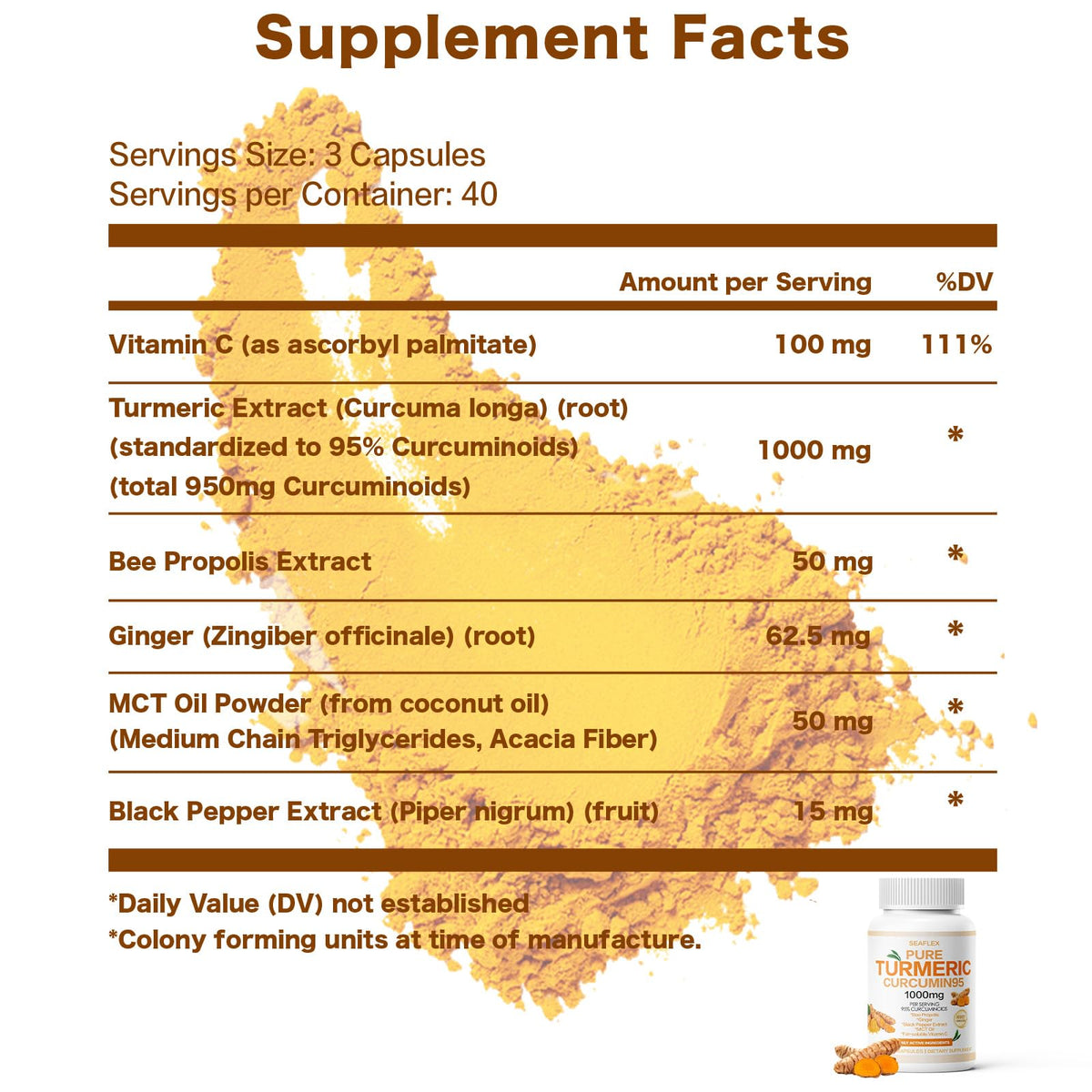 SEAFLEX turmeric for overall wellness