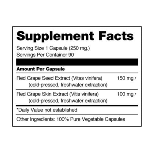 Seagate grape seed extract 250 mg