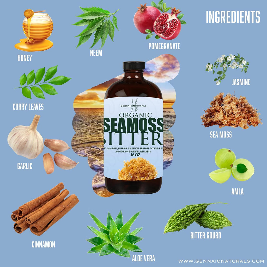 Seamoss bitters for weight management