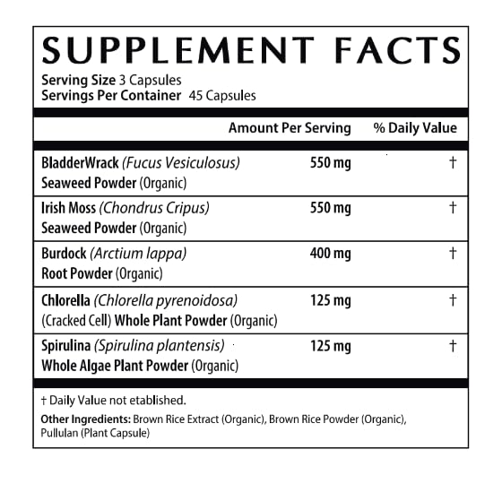 Seamoss vitamin and mineral blend