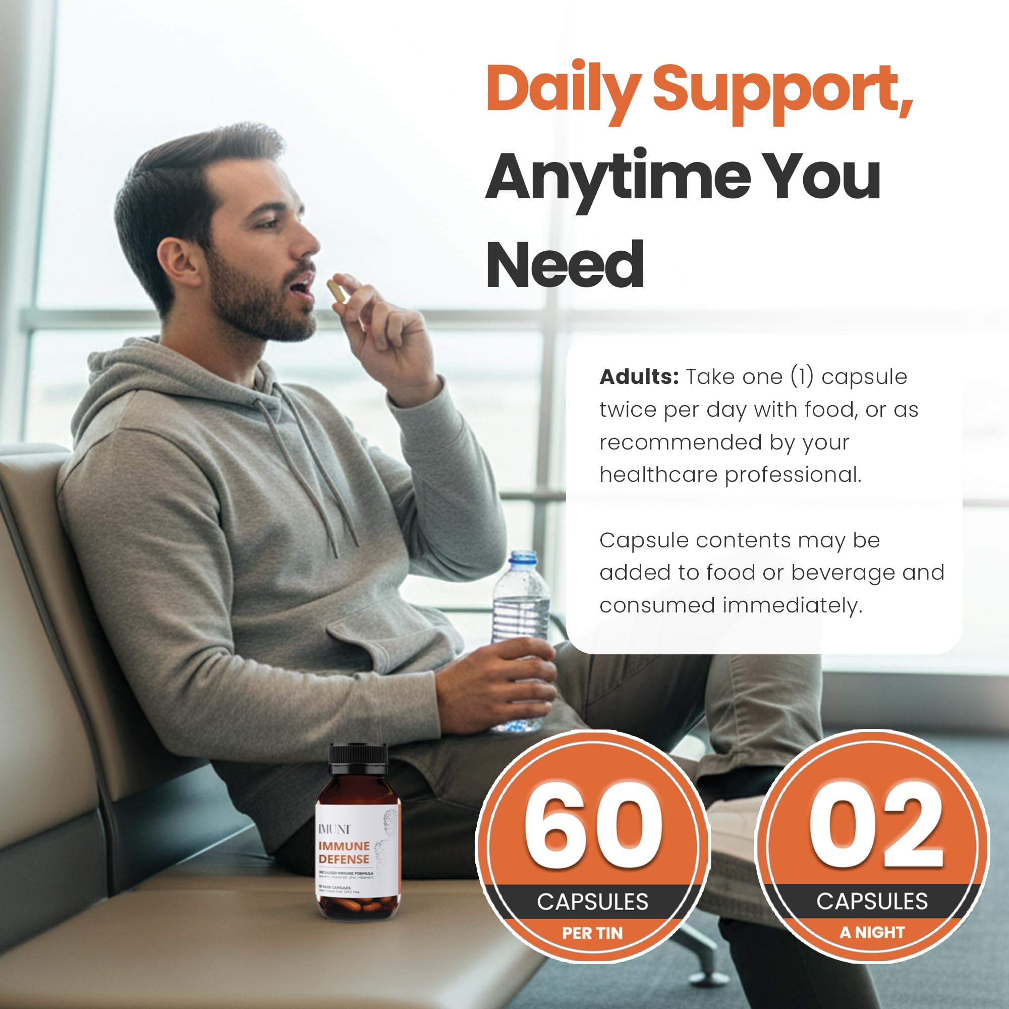 seasonal allergy capsules with natural ingredients