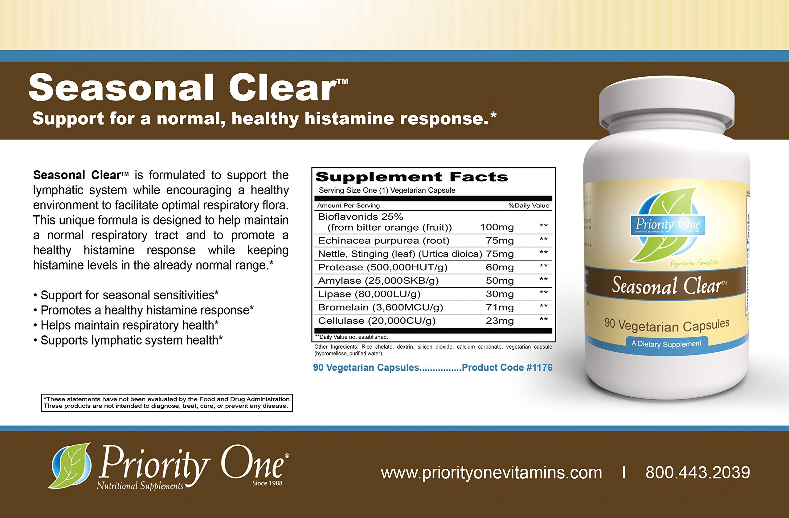 Seasonal clear vitamins for better health