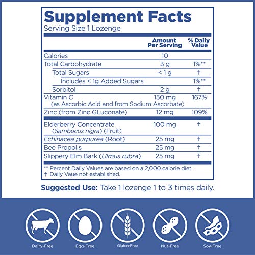Seasonal wellness with elderberry lozenges