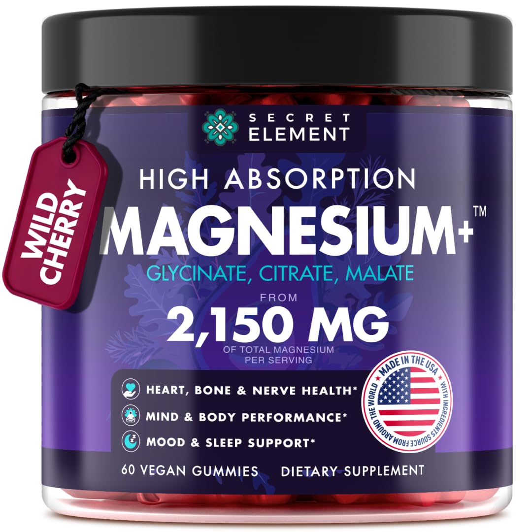 Secret Element magnesium gummies for relaxation