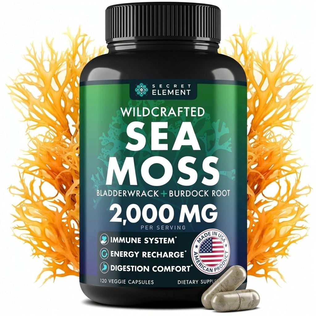 Secret Element sea moss capsules benefits