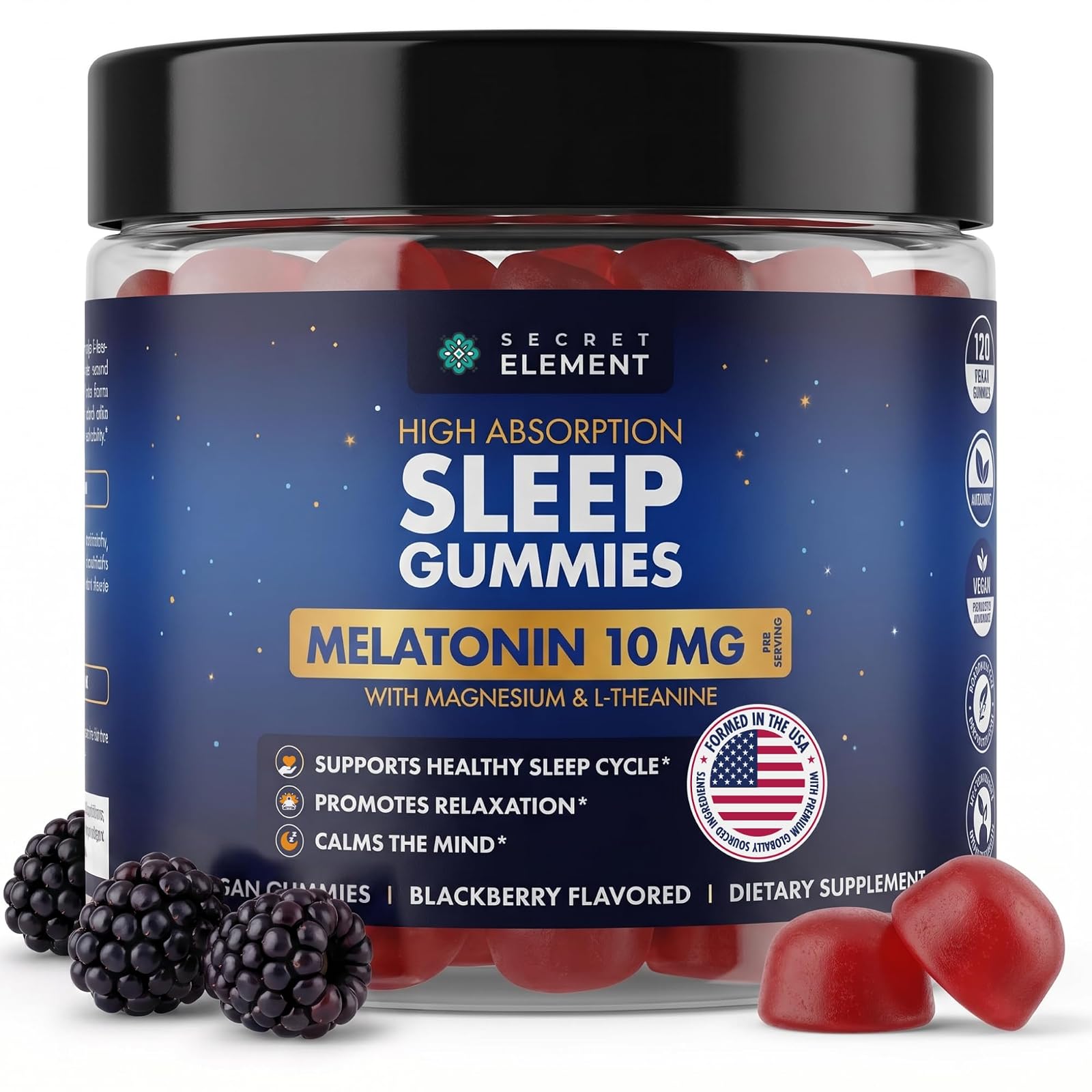 Secret Element sleep gummies for relaxation