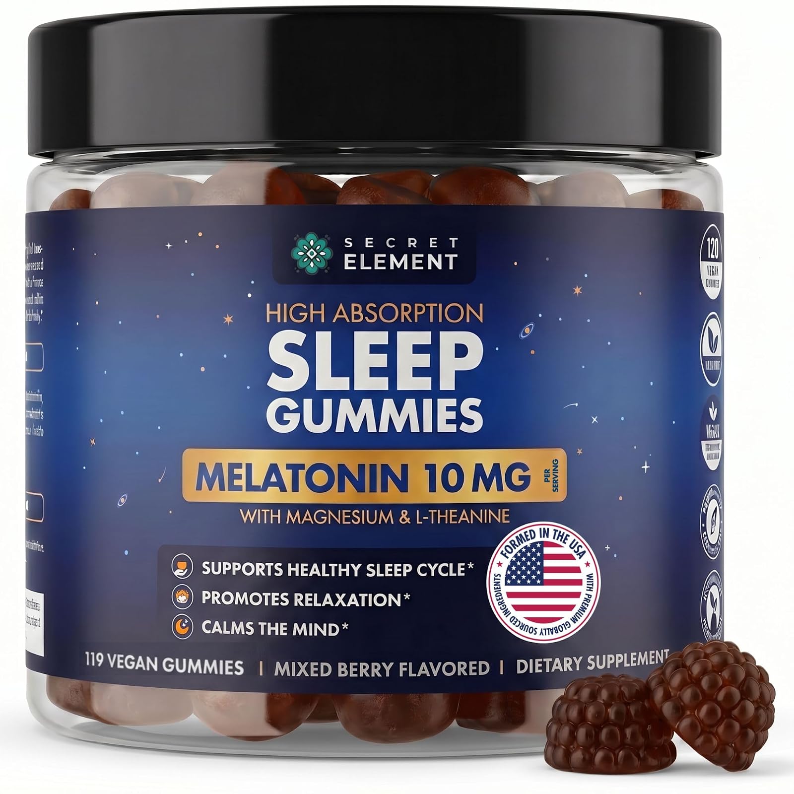 Secret Element sleep gummies for relaxation
