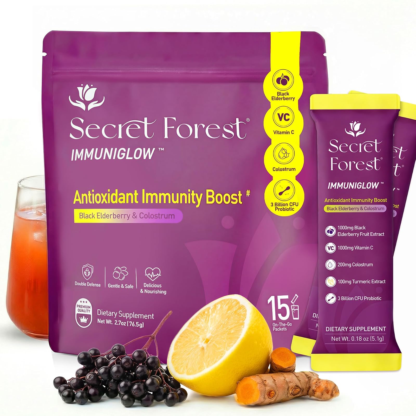 Secret Forest ImmuniGlow gut health support