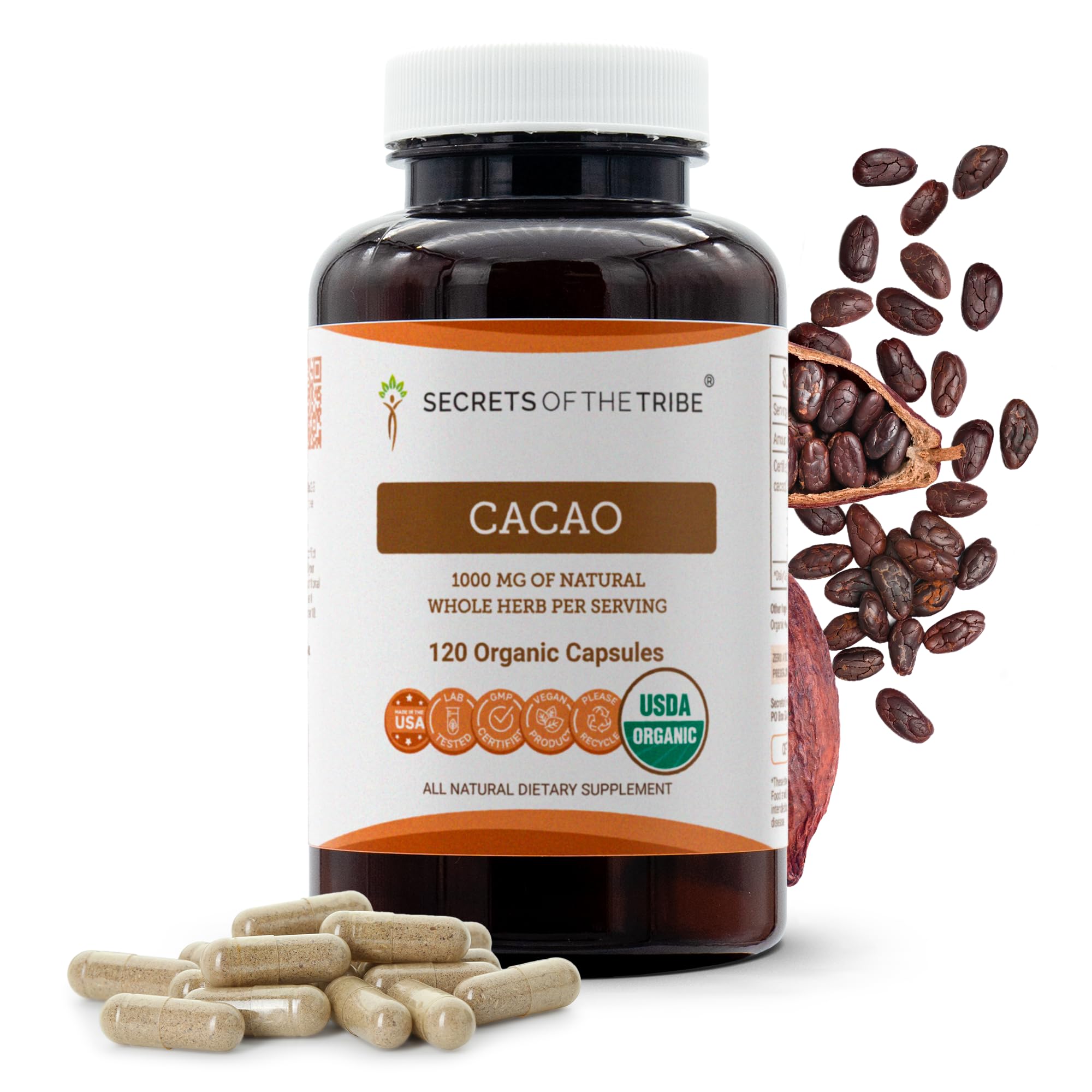 Secrets Cacao capsules for energy