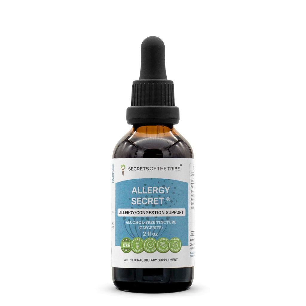 Secrets of the Tribe allergy relief tincture