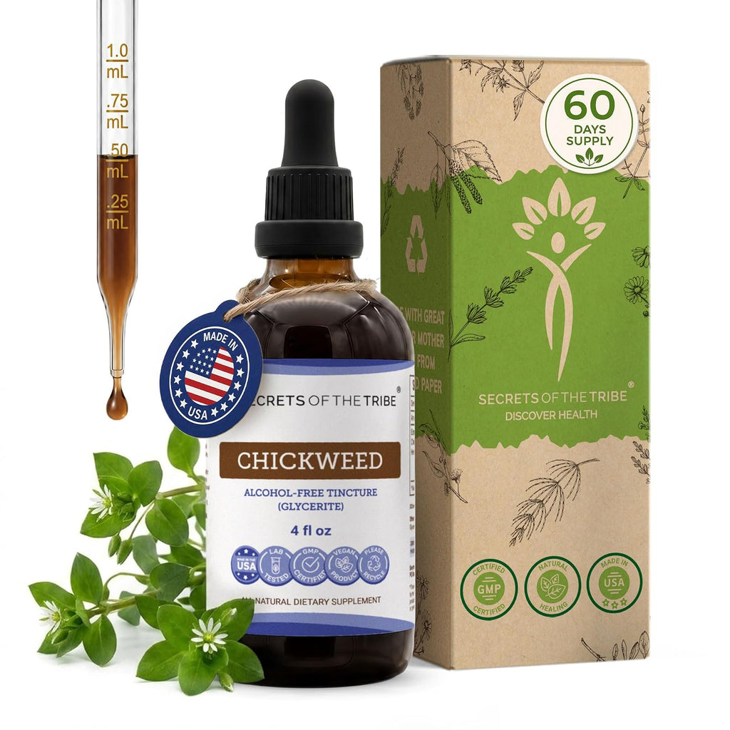 Secrets of the Tribe chickweed extract benefits