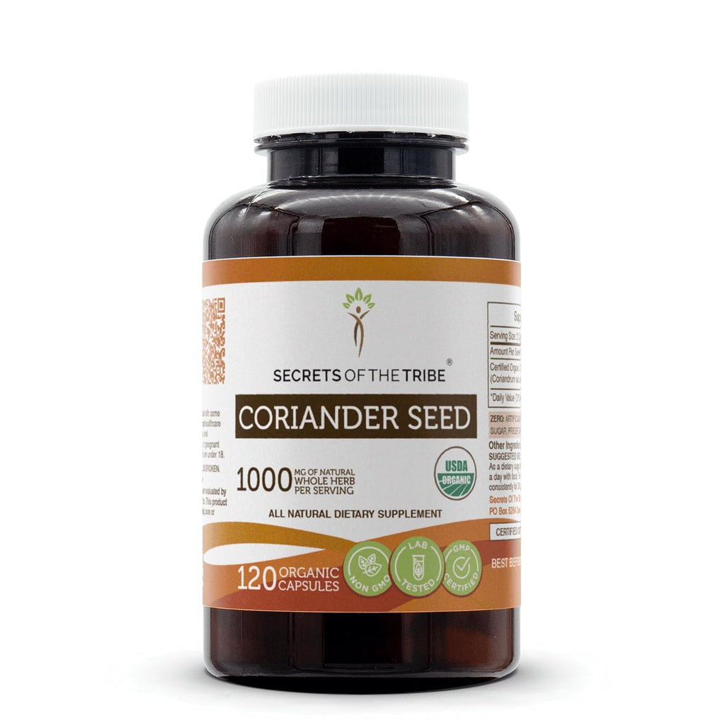 Secrets of the Tribe coriander seed capsules