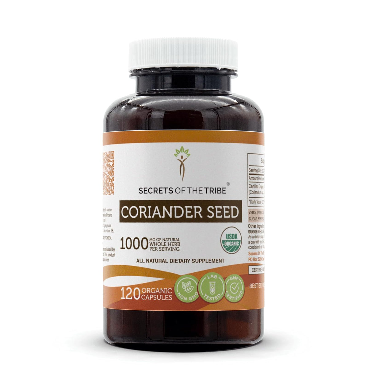 Secrets of the Tribe coriander seed capsules