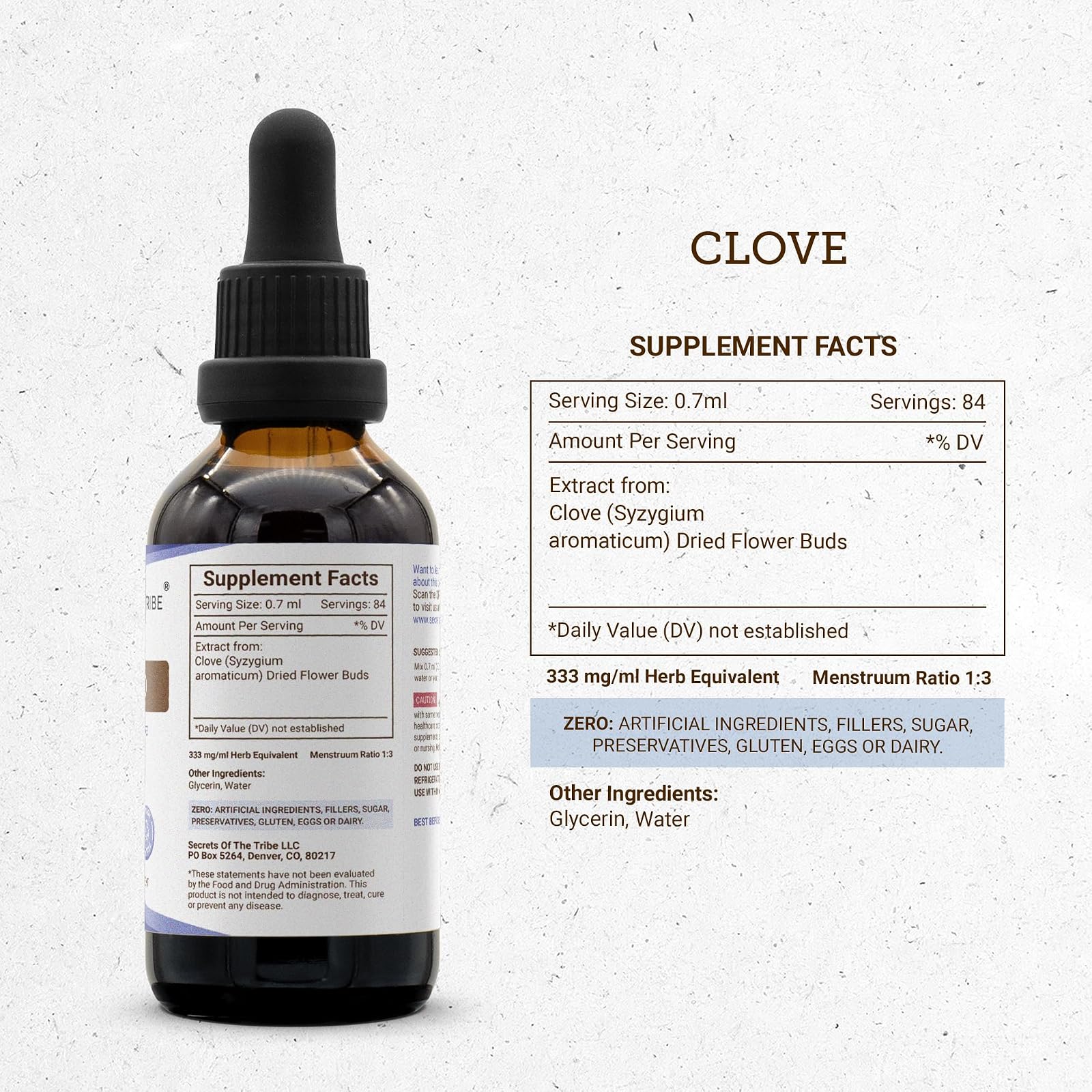 Secrets of the Tribe herbal tincture