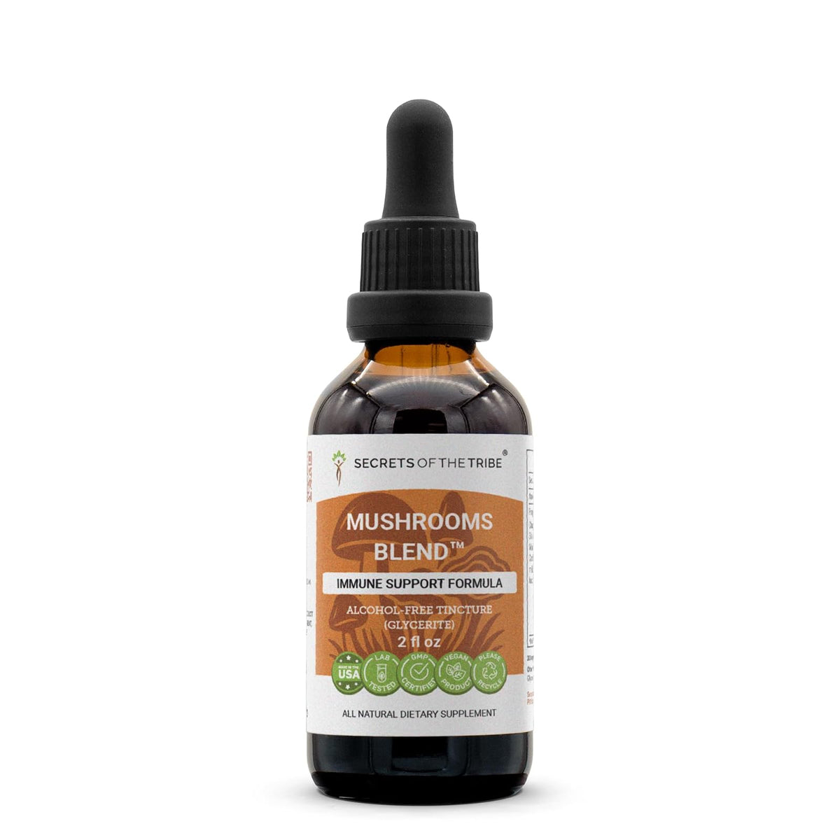 Secrets of the Tribe mushroom tincture benefits