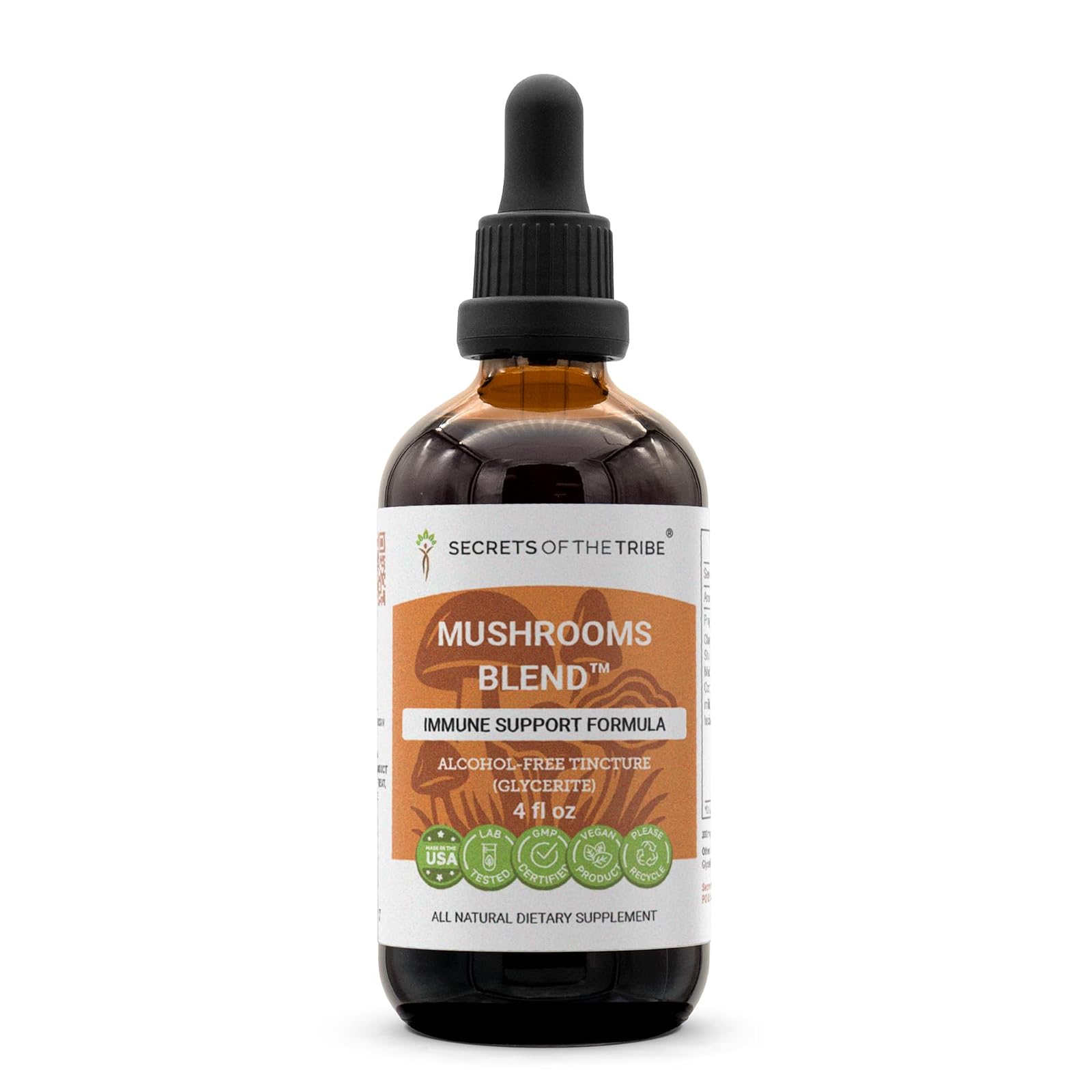 Secrets of the Tribe mushroom tincture benefits