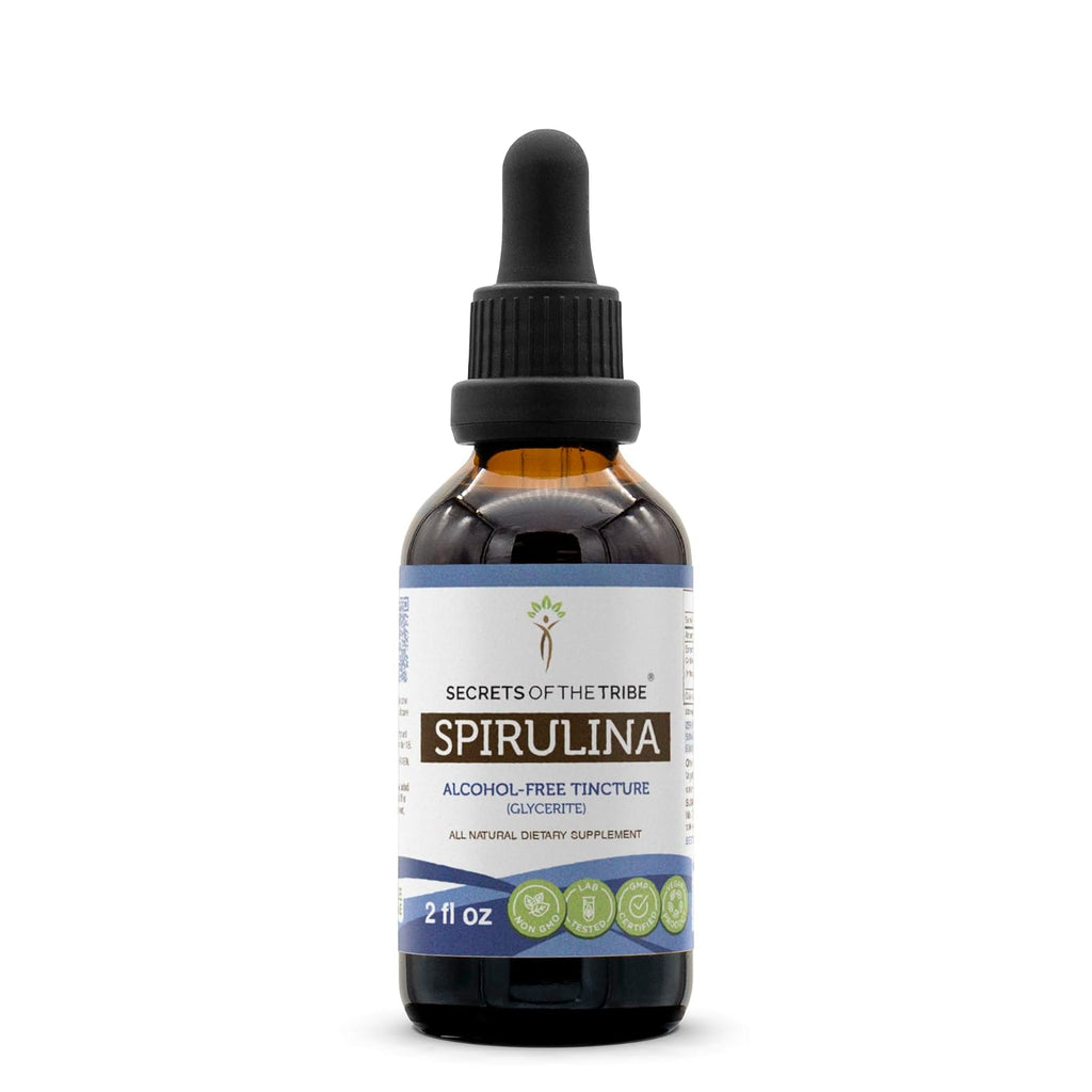 Secrets of the Tribe spirulina tincture benefits