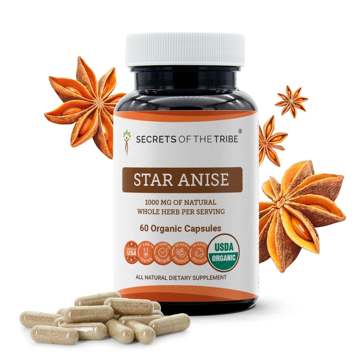 Secrets of the Tribe Star Anise capsules
