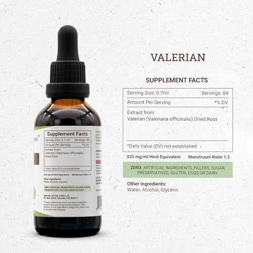 Secrets of the Tribe valerian benefits