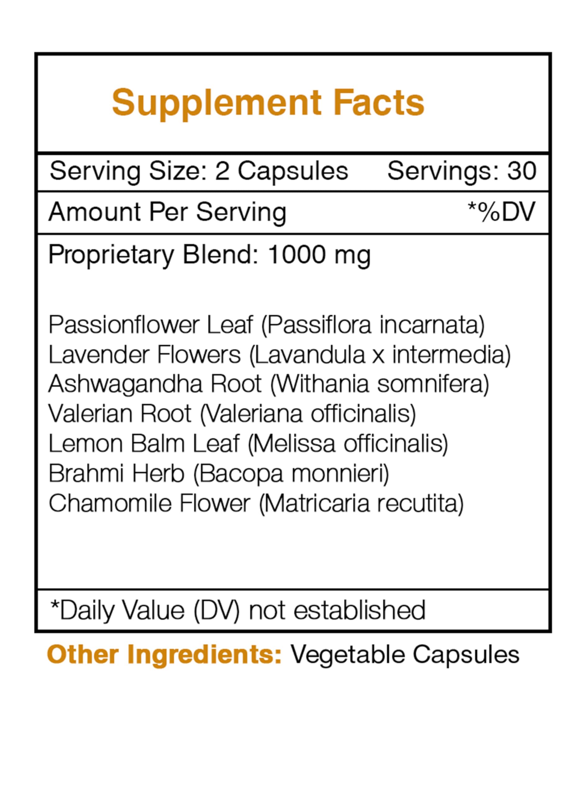 Secrets of the Tribe valerian capsules