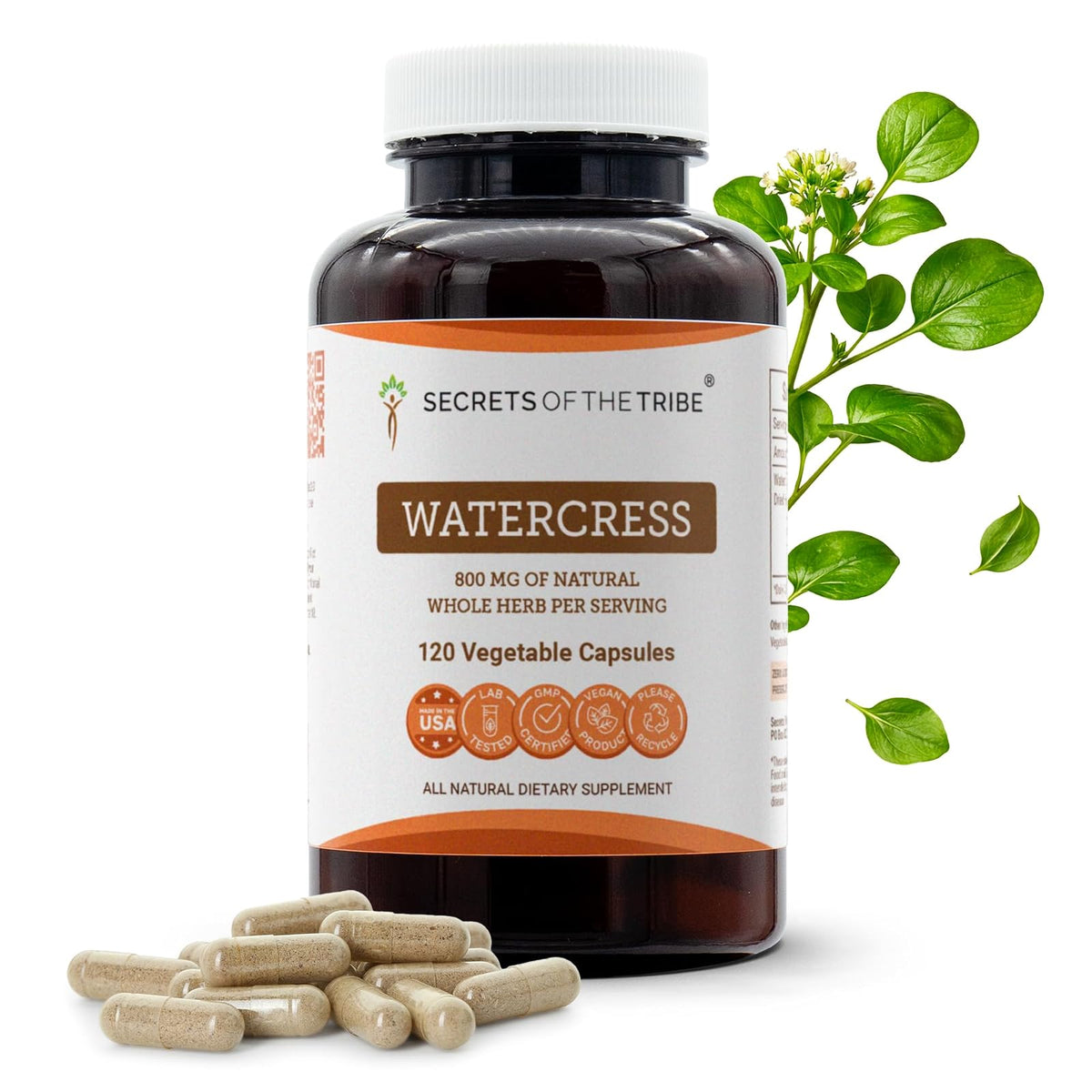 Secrets of the Tribe watercress capsules