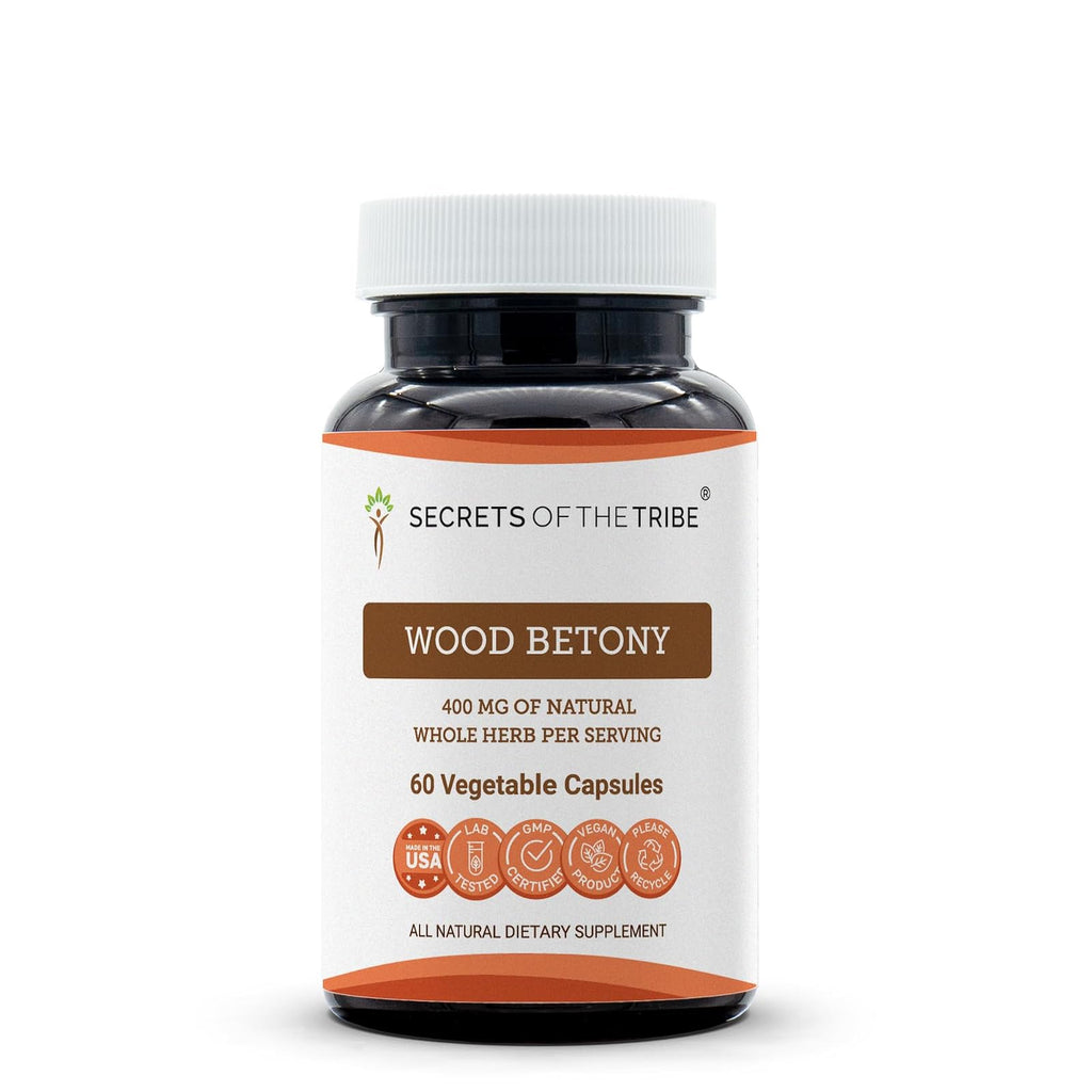 Secrets of the Tribe Wood Betony capsules