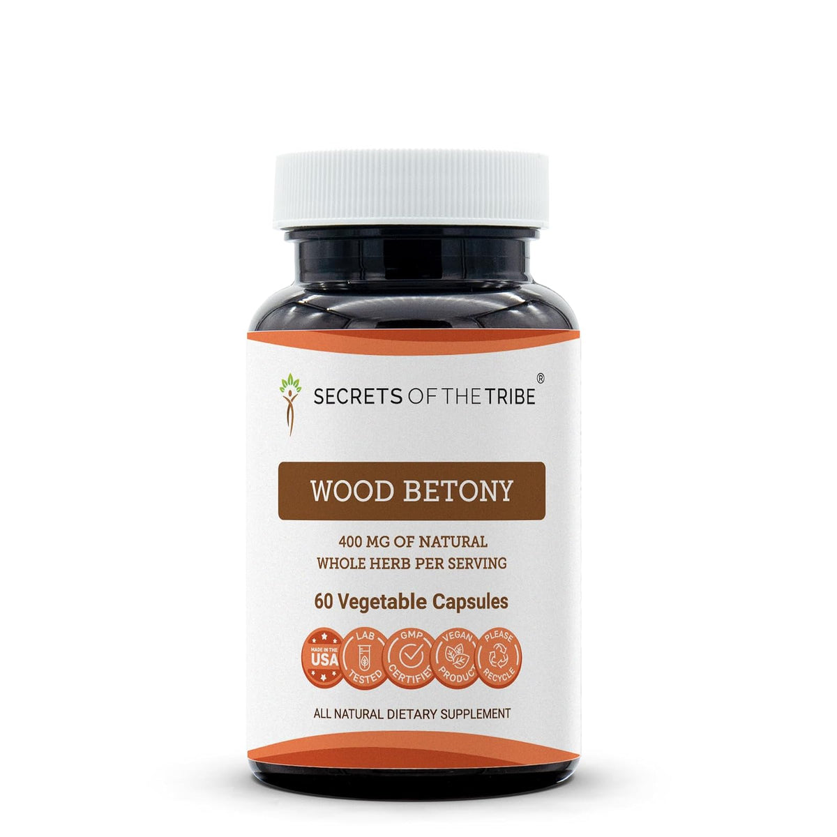 Secrets of the Tribe Wood Betony capsules