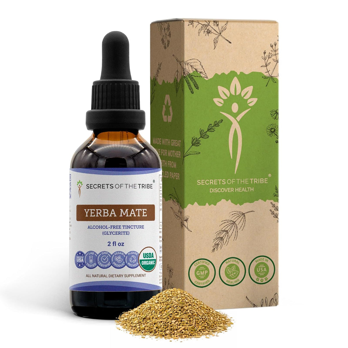Secrets of the Tribe yerba mate tincture benefits