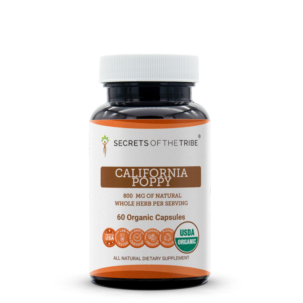 Secrets organic California poppy capsules