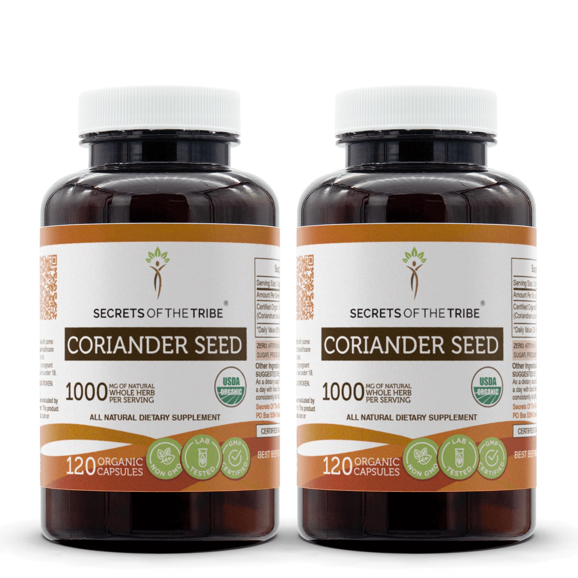 Secrets organic coriander seed capsules