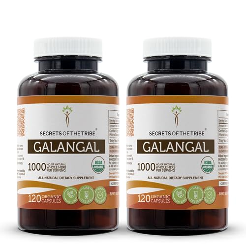 Secrets organic galangal capsules for wellness