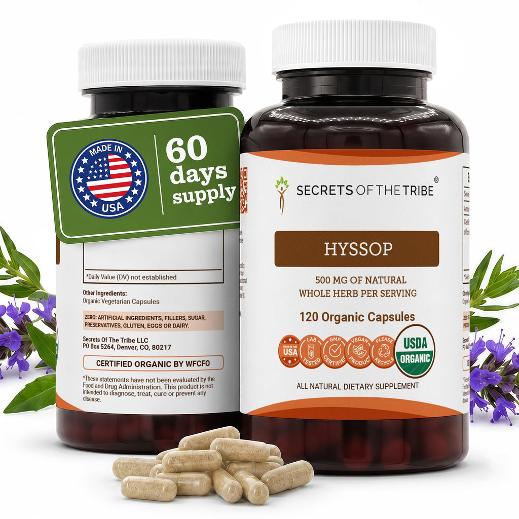 Secrets organic hyssop capsules for immunity