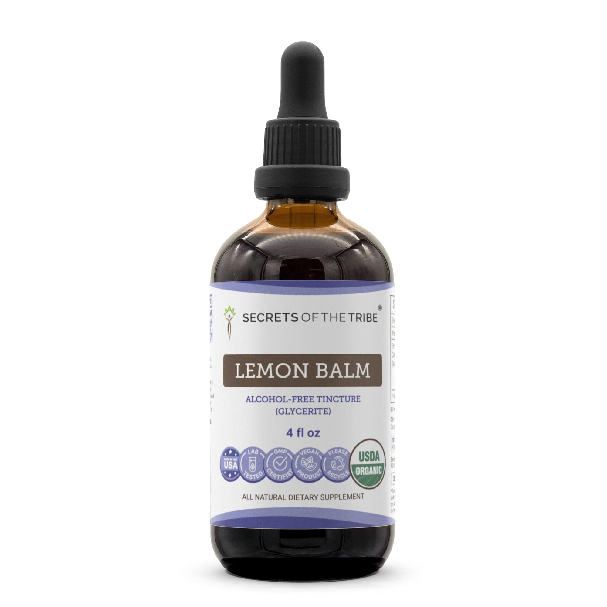 Secrets organic lemon balm extract