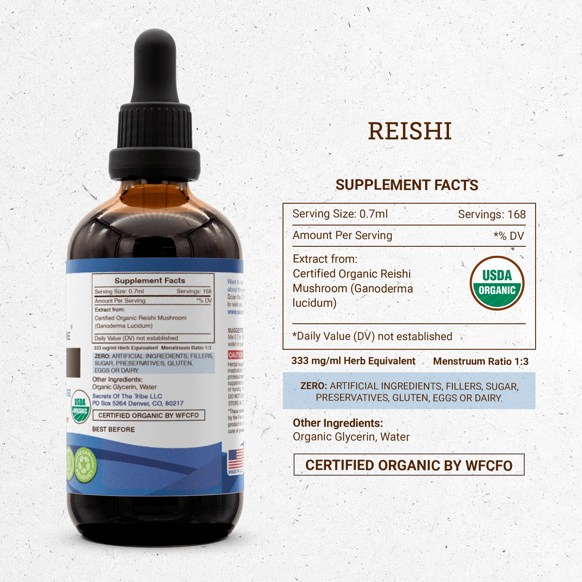 Secrets organic mushrooms for vitality