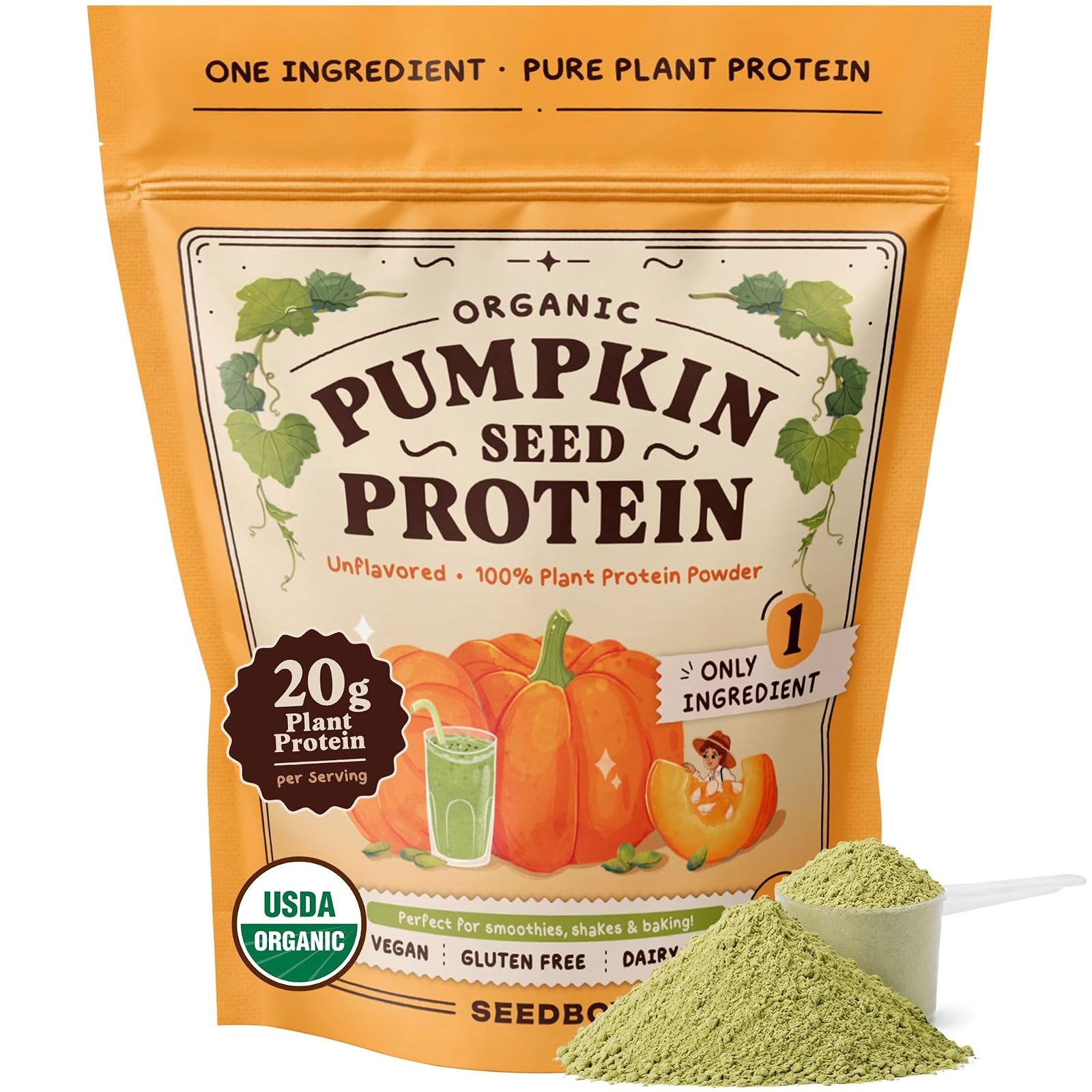 Seedboy pumpkin seed protein powder