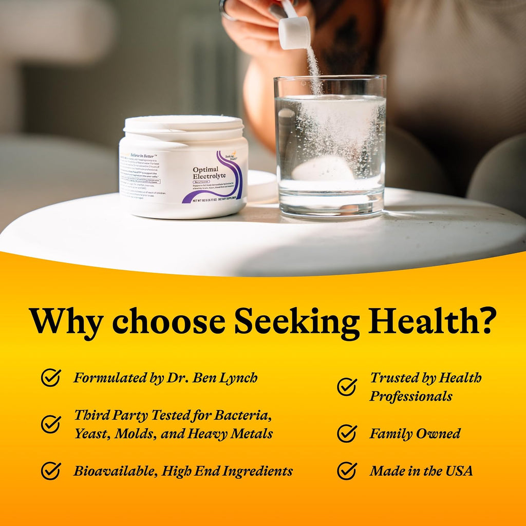 Seeking Health electrolyte powder for daily use