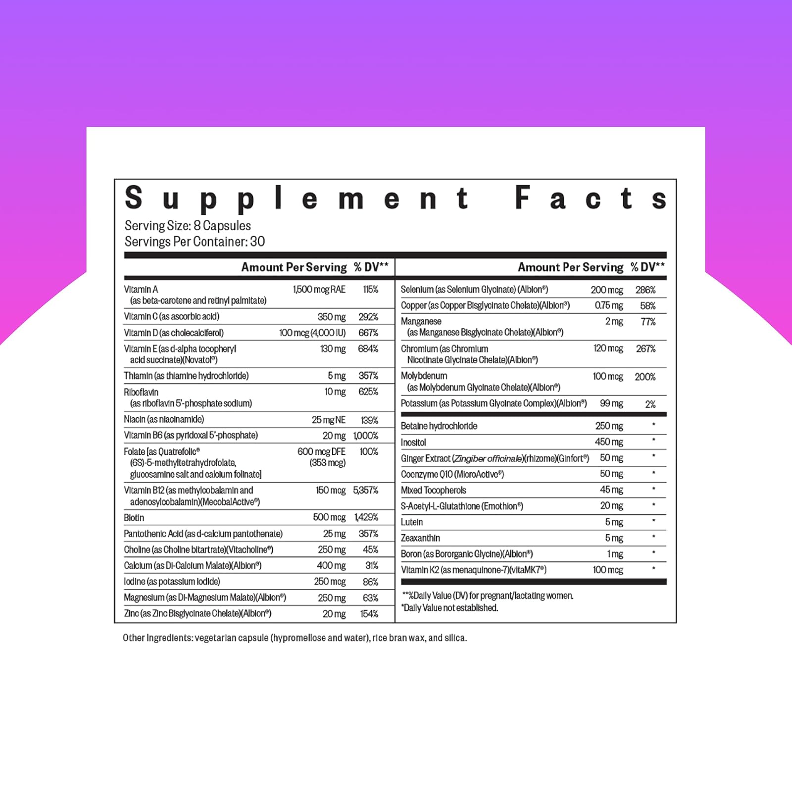 Seeking Health prenatal dha capsules