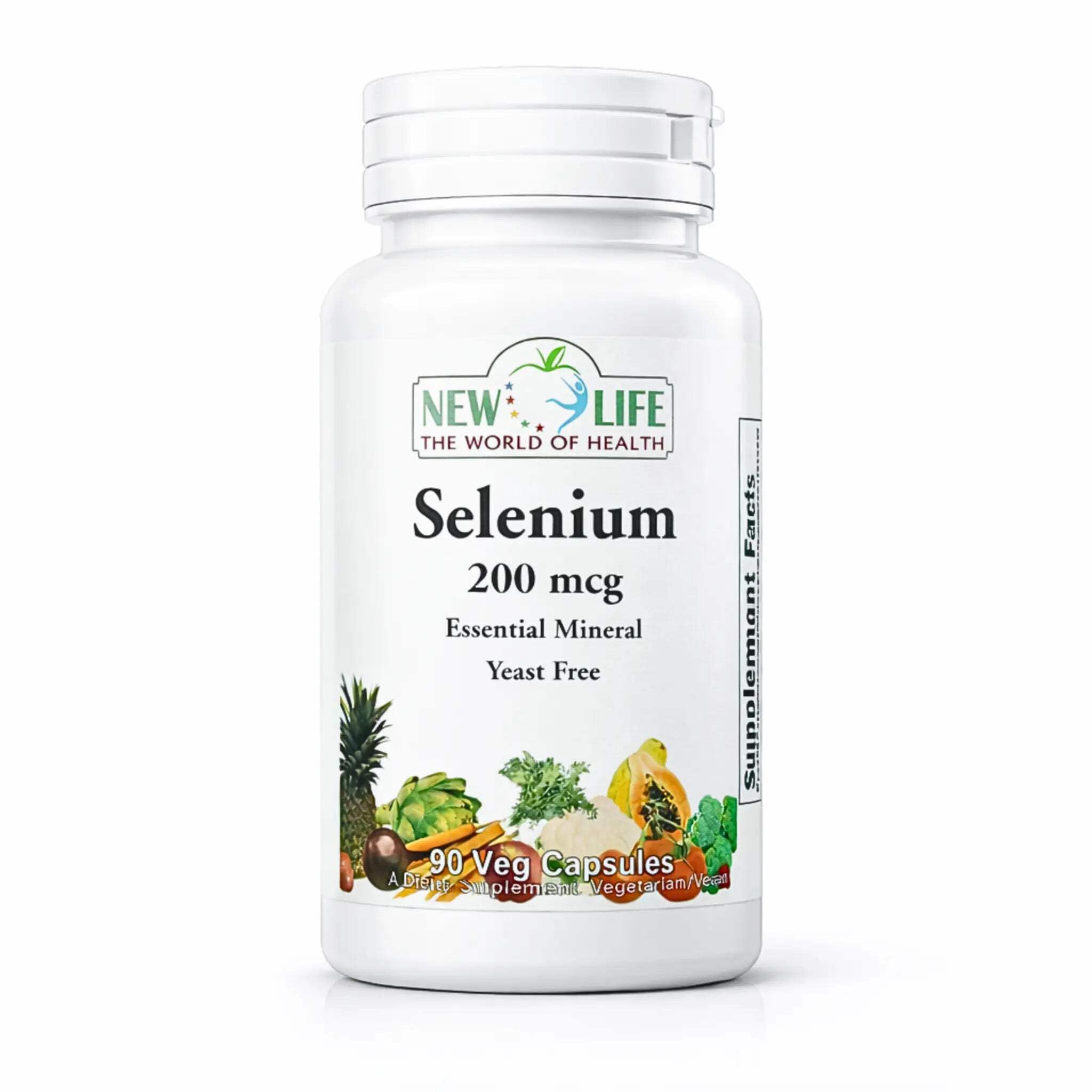 Selenium 200mcg supplement for health