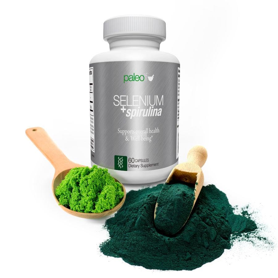 Selenium and spirulina for antioxidant support