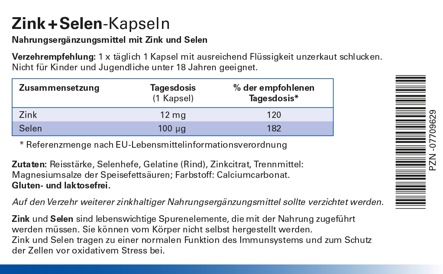 selenium and zinc for overall health