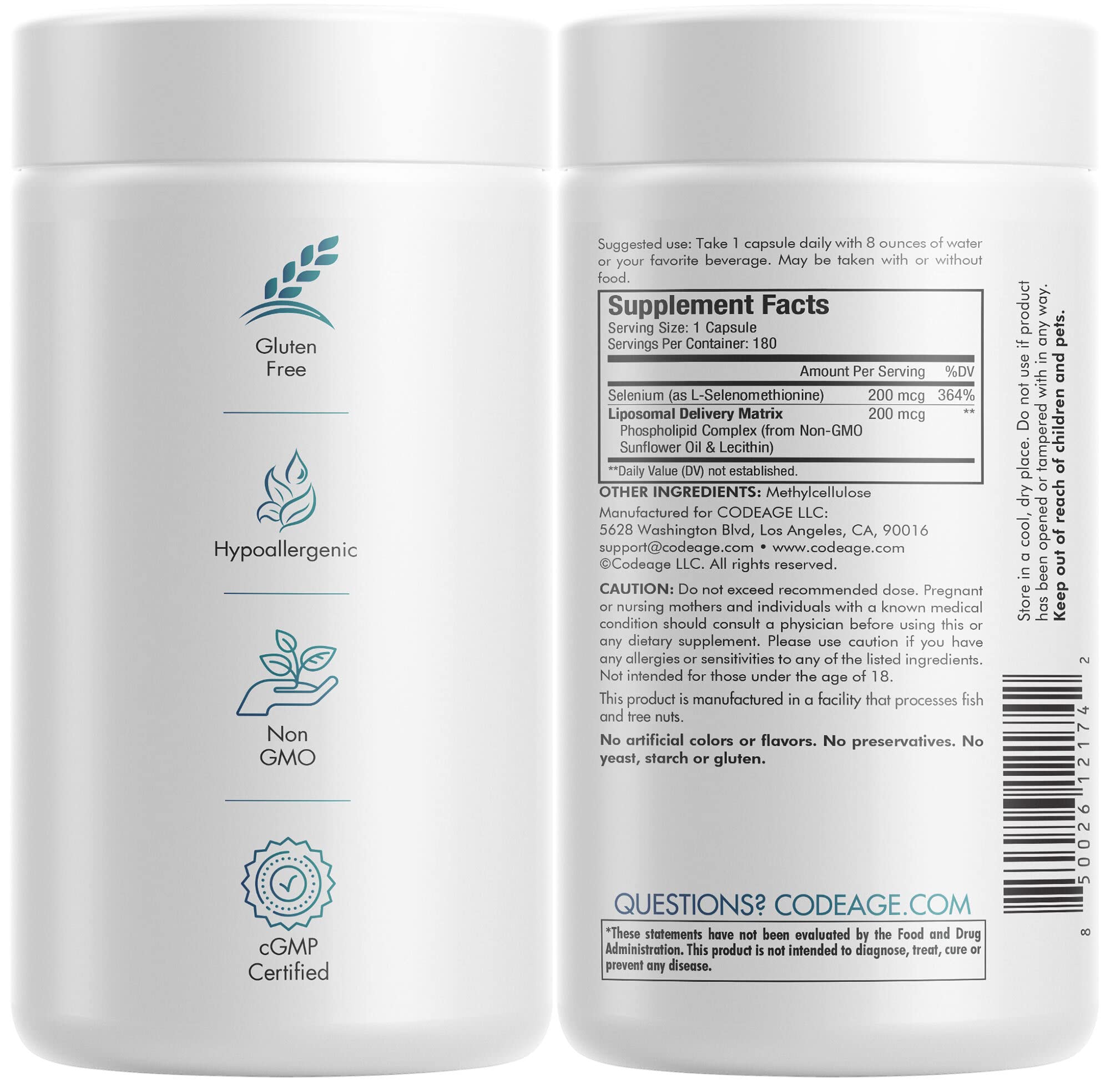 selenium and zinc supplement for wellness
