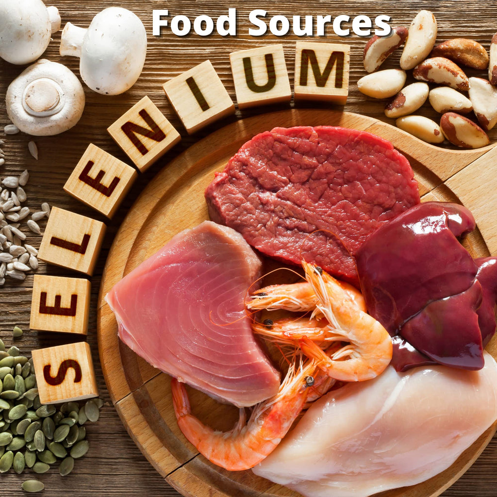 Selenium capsules for a balanced diet